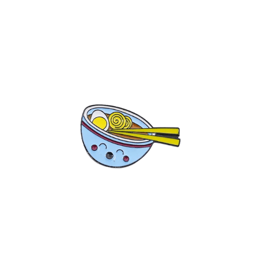 Japanese Ramen Cartoon Enamel Pin – For Foodies & Anime Fans – Funky Pins