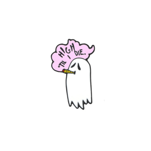 Smoke Ghost Pin Funky Pins